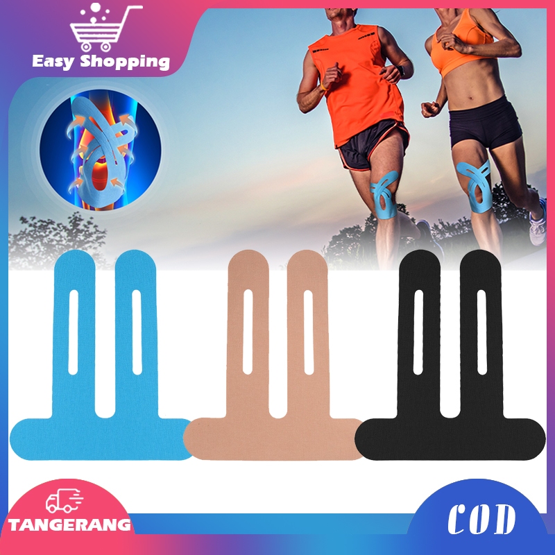 Jual 2pcs Knee Tape Universal Lakban Lutut Muscle Tape Taping Lutut ...