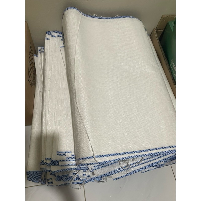 Jual Karung Plastik Baru 25kg Ukuran Besar Untuk Pasir, Puing, Split ...