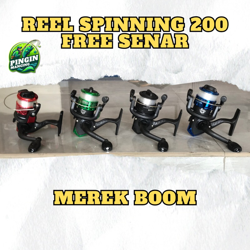 Jual Reel Pancing 200 6 Ball Bearing Kekuatan 5Kg Bonus Senar | Shopee ...