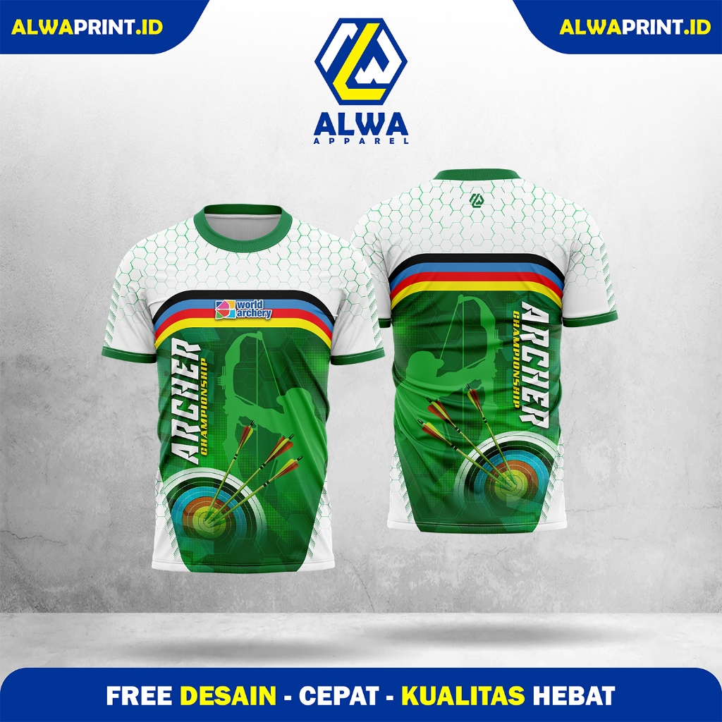 Jual JERSEY FULL PRINT, BISA CUSTOM, FREE DESAIN BISA SATUAN | ARCHERY ...