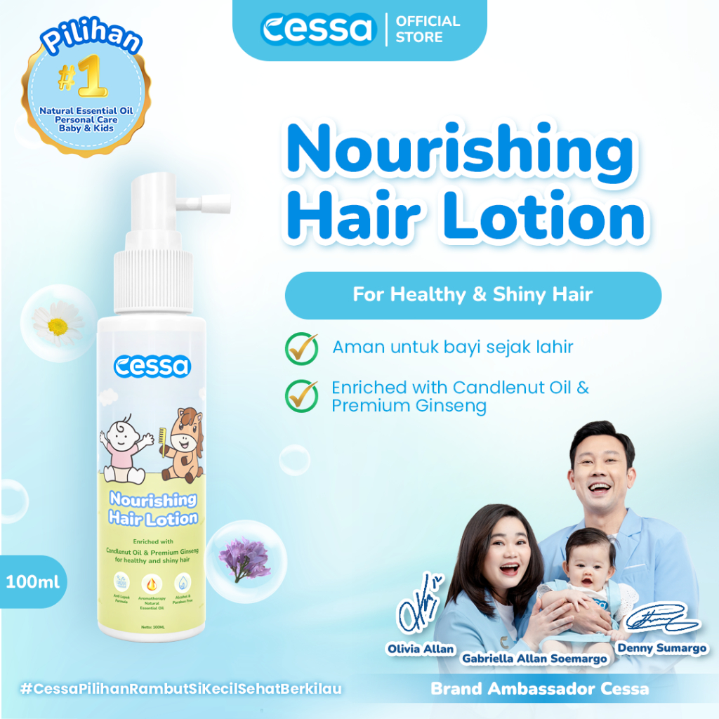 Jual Cessa Nourishing Hair Lotion - Healthy & Shiny Hair 100 Ml ...