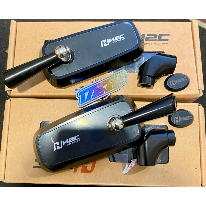 Jual Spion H2C Original Vietnam Kanan dan Kiri Sepasang Universall warna silver dan hitam ...