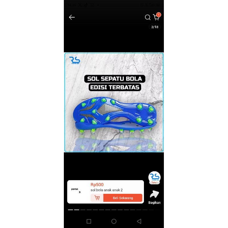 Jual sol sepatu bola junior spray | Shopee Indonesia