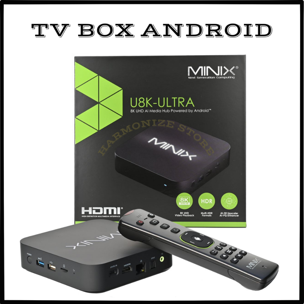 Jual Minix U8K Ultra Tv Box Android 8K HDR | Shopee Indonesia