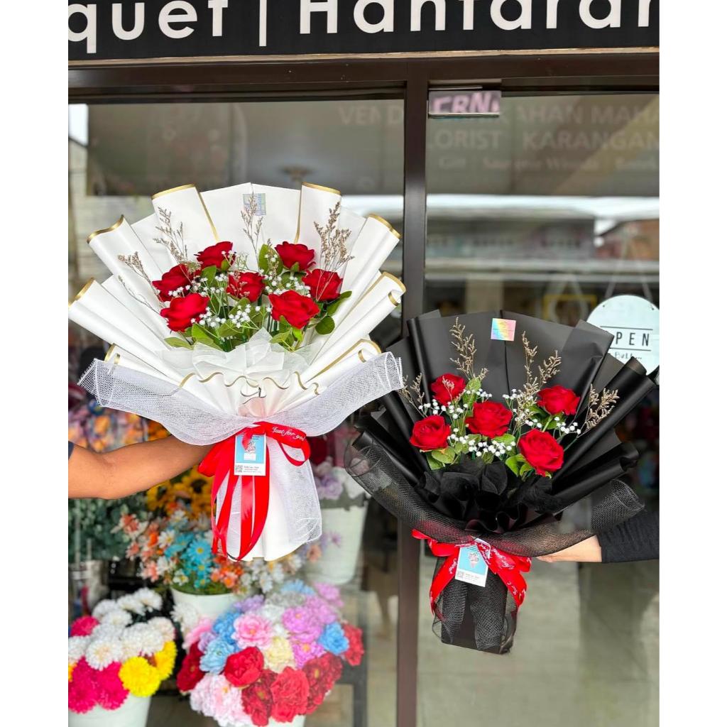 Jual Buket Artificial Premium / Buket Bunga Mawar Artificial / Buket 05 ...