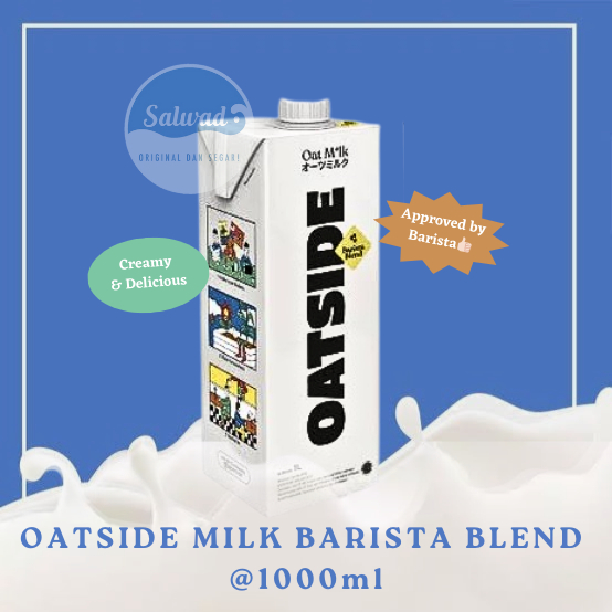 Jual Oatside Milk Barista Blend - Susu Oat (1 liter) | Shopee Indonesia