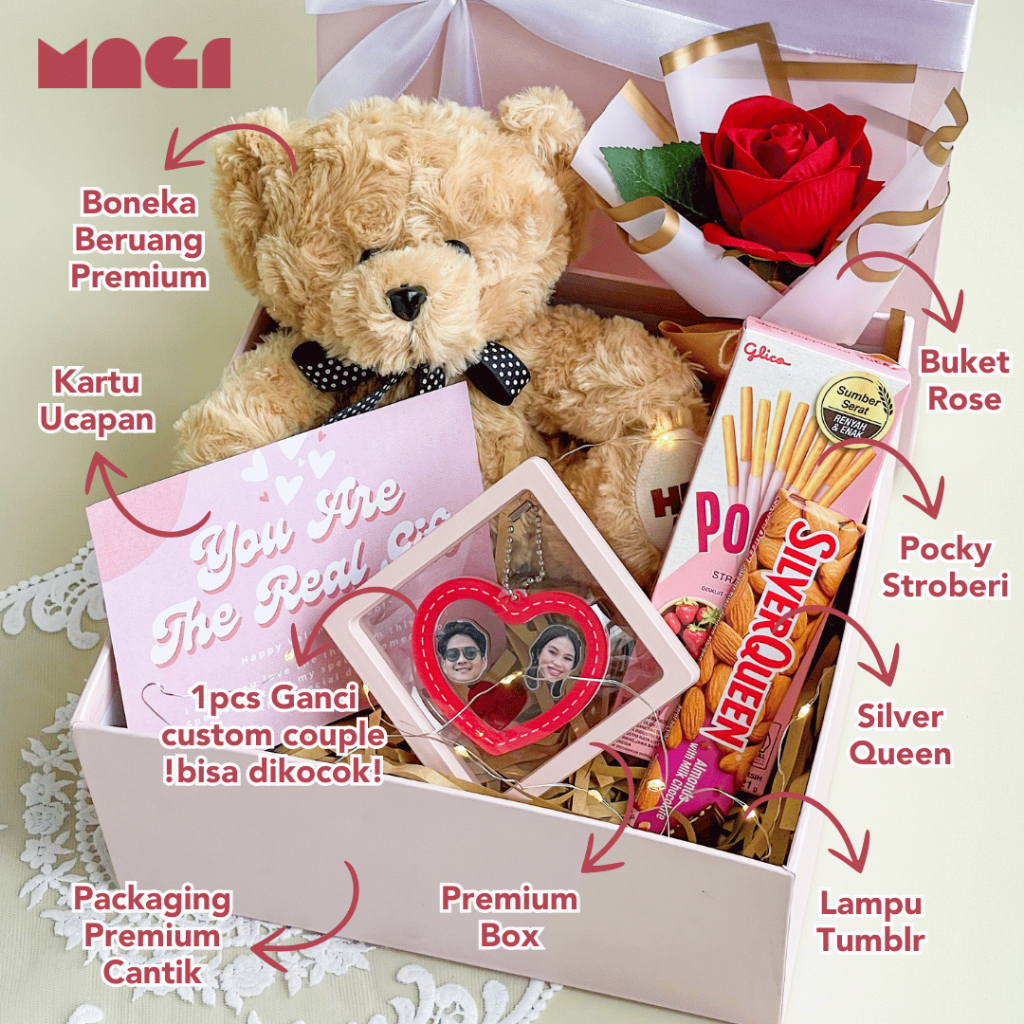 Jual Kado Ulang Tahun | Hadiah Unik Anniversary Custom Unik Ganci Couple Hampers Pasangan Pacar ...