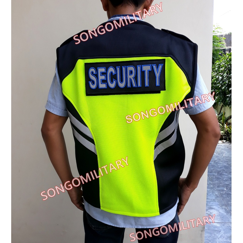 Jual SM Rompi Security DOUBLE MESH / Rompi Satpam Tebal / Rompi Satpam ...