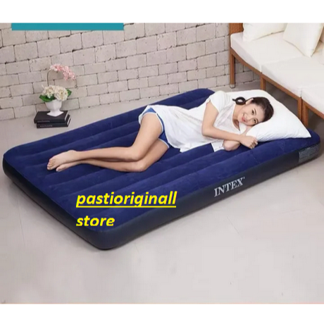 Jual Kasur Angin Intex Original Air Bed Single High Quality Fiber Tech ...