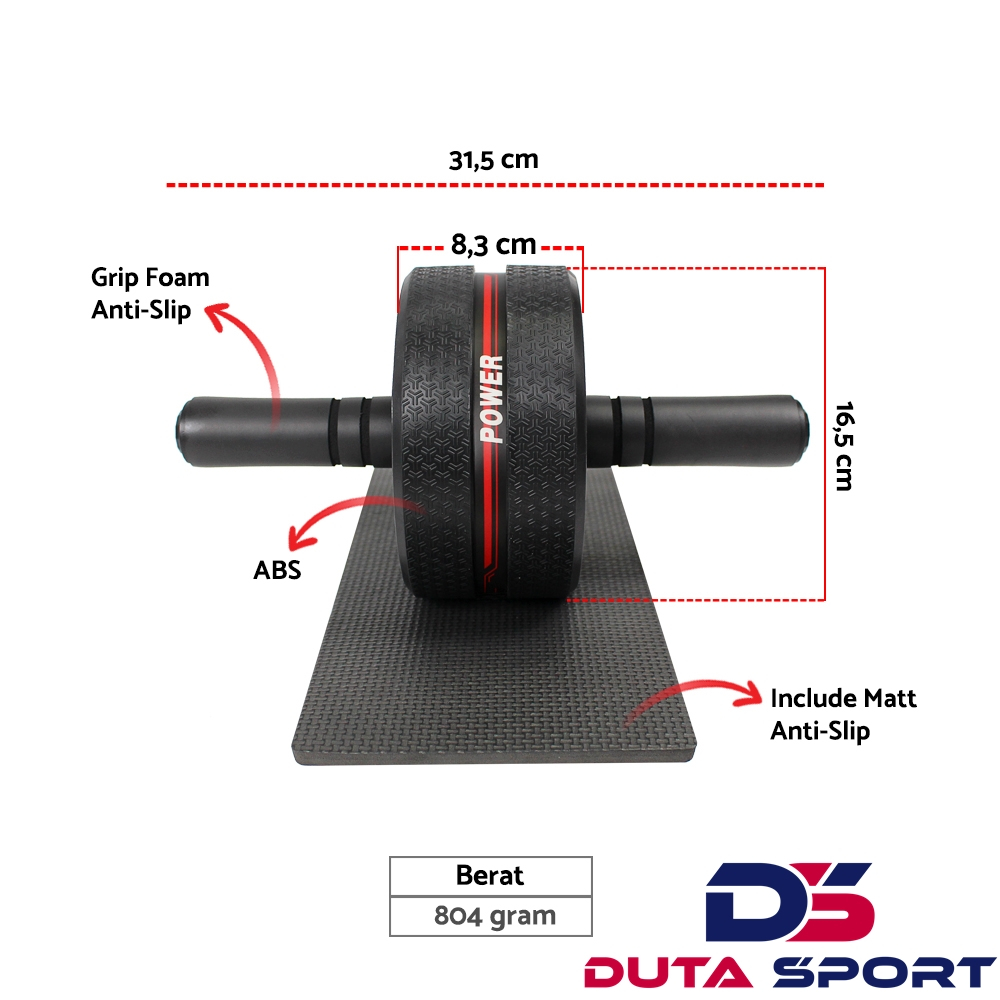 Jual AB Wheel Abs Roller Exercise ROX Original | Shopee Indonesia