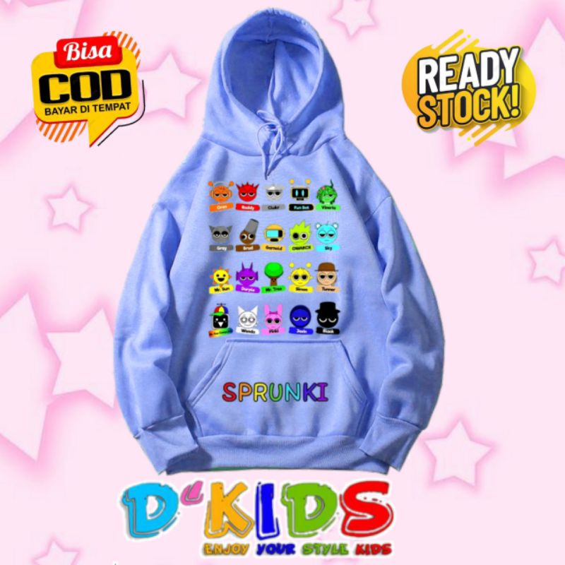 Jual Jaket Hoodie Anak Sprunki Incredibok Karakter-Sweater Fashion Anak ...