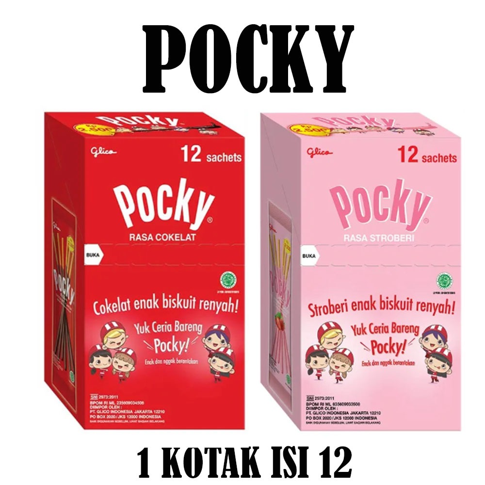 Jual POCKY STICK KOTAK ISI 12 SACHET | Shopee Indonesia