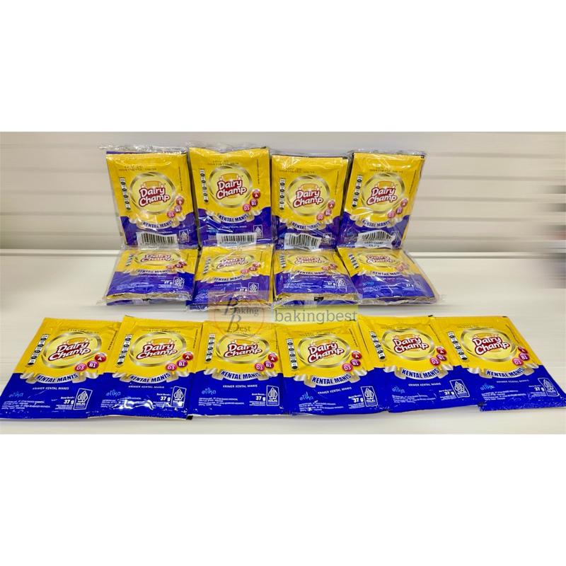 Jual DAIRY CHAMP SACHET SUSU KENTAL MANIS . SKM Halal BPOM RI Instant ...