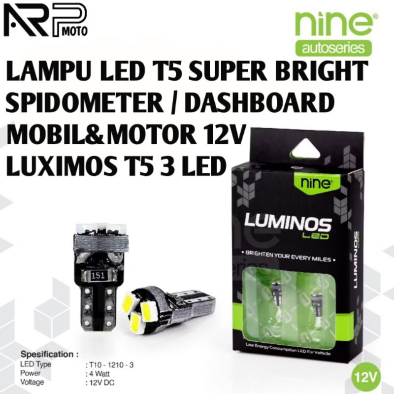 Jual SEPASANG LAMPU LED T5 3 MATA SUPER TERANG LUMINOS T5 3LED ...