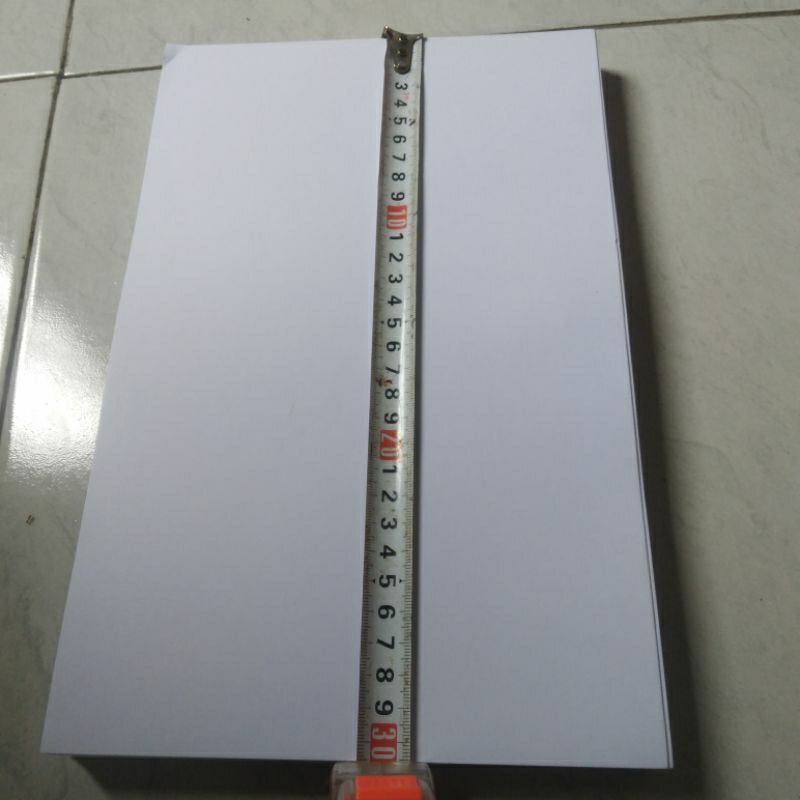 Jual kertas gambar kertas undangan bc putih isi 100 lembar ukuran 20x30 ...