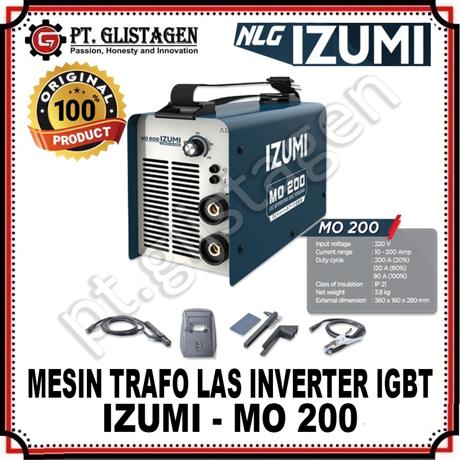 Jual IZUMI MO 200 Mesin Las Listrik Welding Inverter Travo Trafo Las IGBT MO200 MO-200 ORIGINAL ...