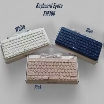 Jual Keyboard Mini Eyota Warna Biru dan Pink | Shopee Indonesia