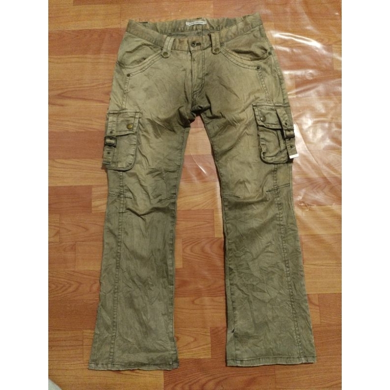 Jual Michel Klein Flare Cargo Pants | Shopee Indonesia