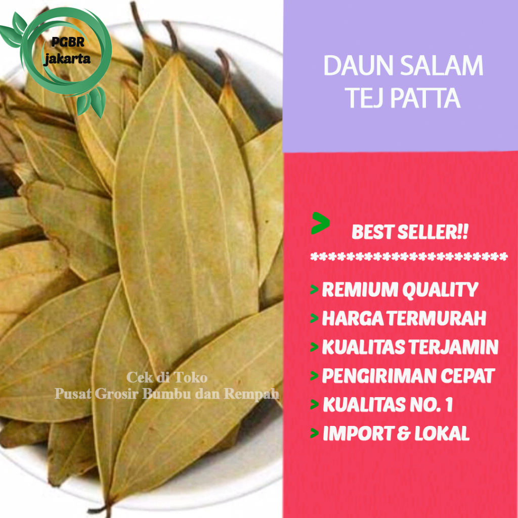 Jual Daun Salam Arab 1 KG / Tejj Pata Leaves 1 KG | Shopee Indonesia