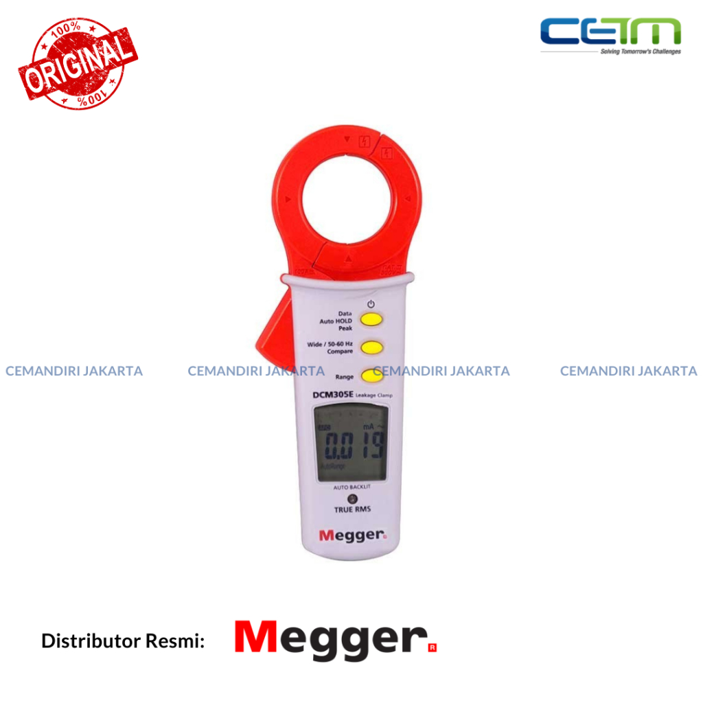 Jual MEGGER DCM305E Earth Leakage Clamp Meter | Shopee Indonesia