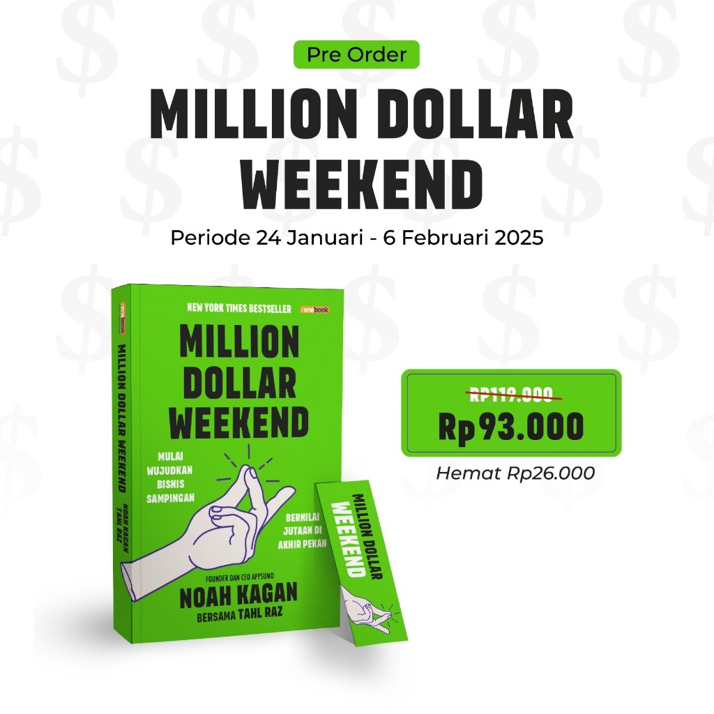 Jual Pre Order - Buku Pengembagan Diri - Million Dollar Weekend: Mulai ... Jual Pre Order - Buku Pengembagan Diri - Million Dollar Weekend: Mulai ...