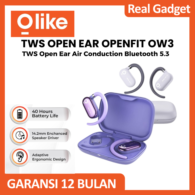 Jual OLIKE TWS SPORT WIRELESS OPEN EAR BLUETOOTH 5.3 OPENFIT BONE ...