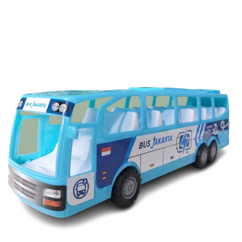 Jual MAINAN ANAK BUS TRANSJAKARTA INDONESIA PUSH BACK Metro Trans MB32 ...