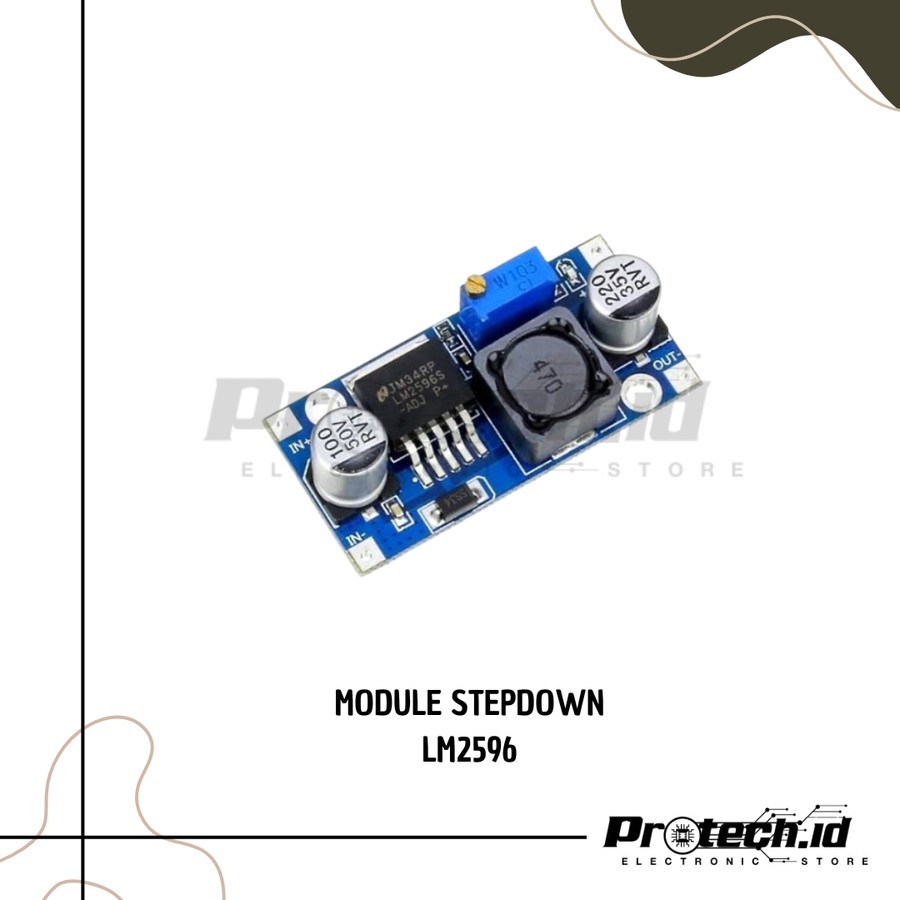 Jual LM2596 - LM2596S ADJ 3A DC DC STEP DOWN REGULATOR CONVERTER | Shopee Indonesia