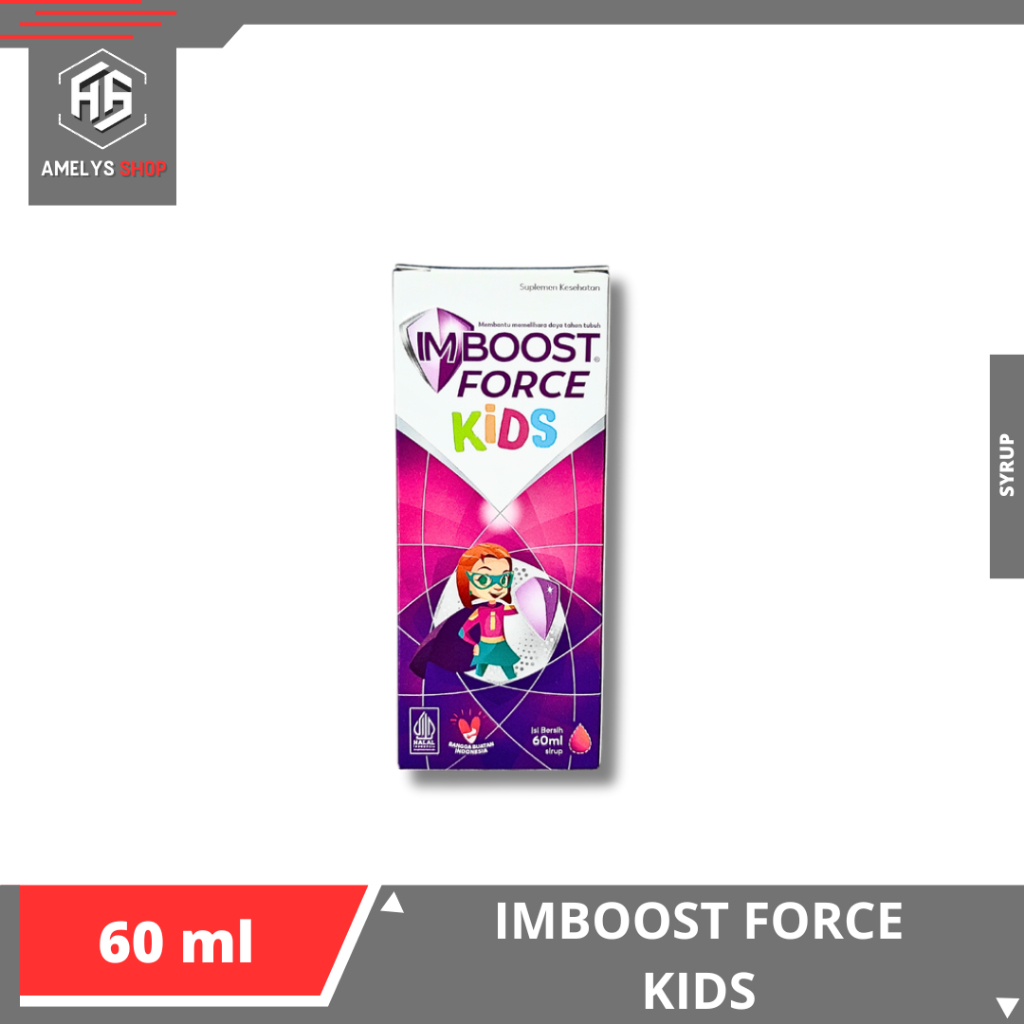 Jual Suplemen Kesehatan Untuk Anak Imboost Force Kids Syrup 60ml & 120 ...