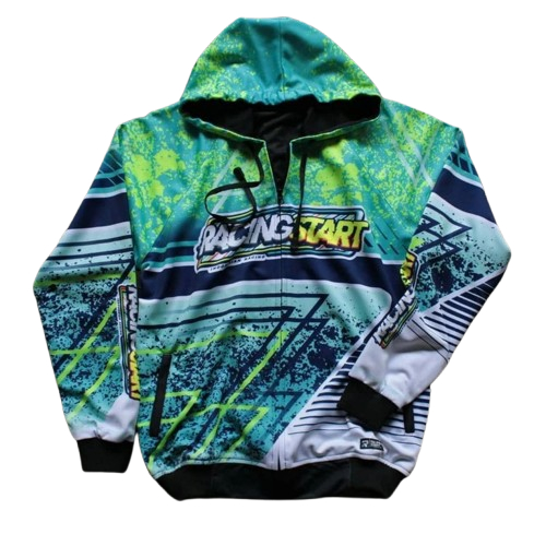 Jual RACINGSTART Jaket Trucker Casual Hoodie Digital Printing Sublimasi HR.154 | Shopee Indonesia