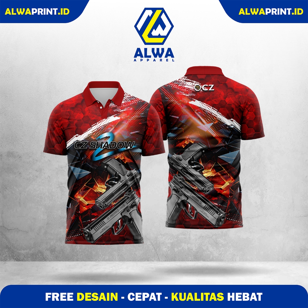 Jual JERSEY FULL PRINT, BISA CUSTOM, FREE DESAIN BISA SATUAN | SHOOTER ...