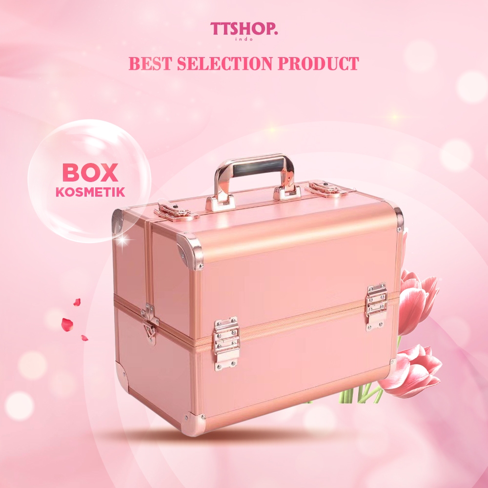 Jual TTSHOP Koper Kosmetik MUA Stylish – Beauty Case Make Up Travel ...