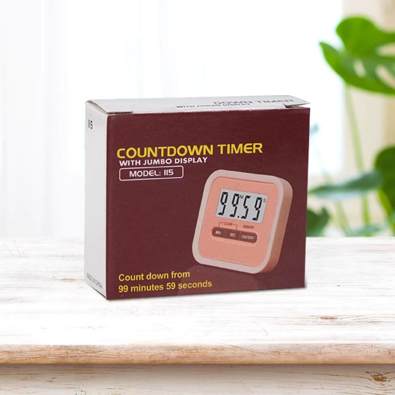 Jual Timer Mini Digital Dapur Countdown Timer-ll5-Black | Shopee Indonesia
