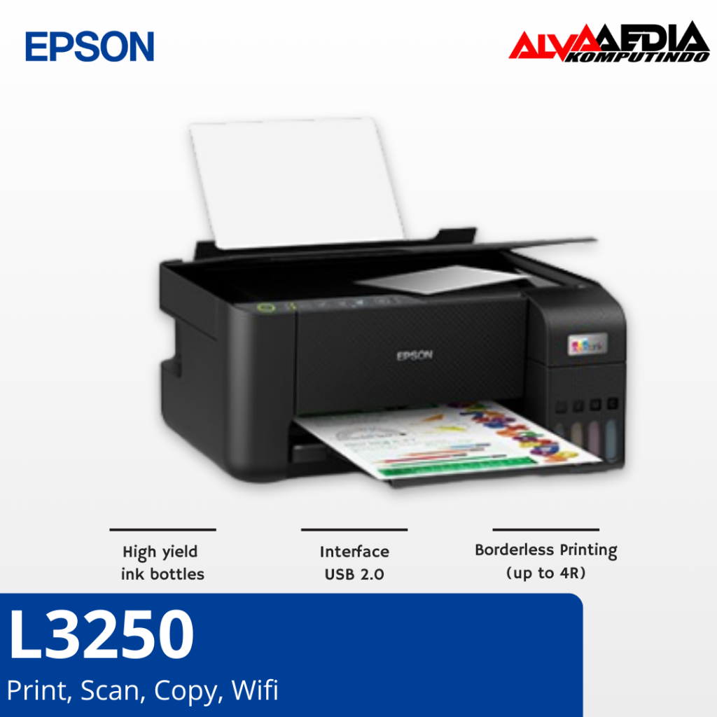 Jual EPSON L3250 PRIN SCAN COPY WIFI PRINTER INKTANK EPSON ORIGINAL ...
