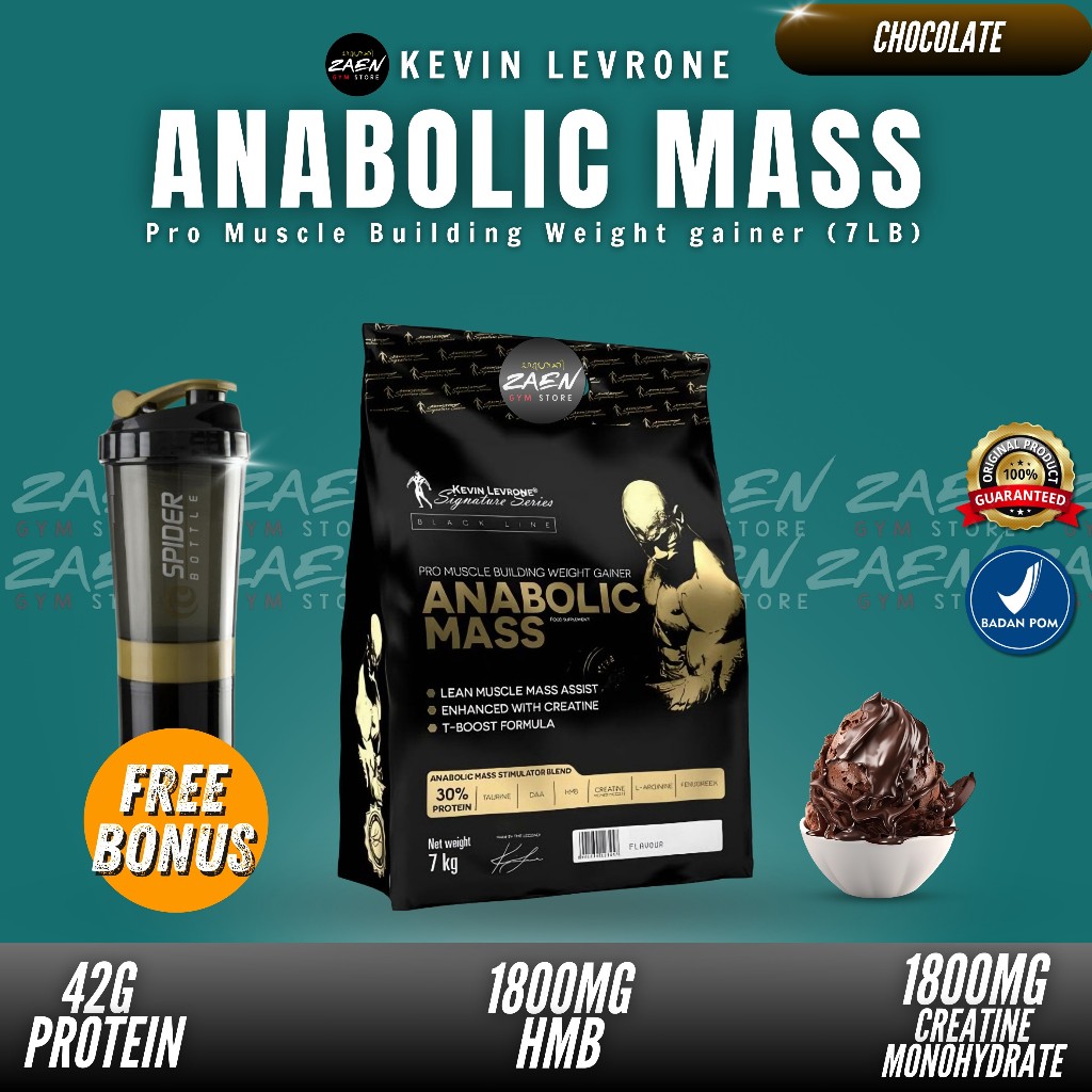 Jual Kevin Levrone Anabolic Mass Gainer 7kg BPOM | Shopee Indonesia