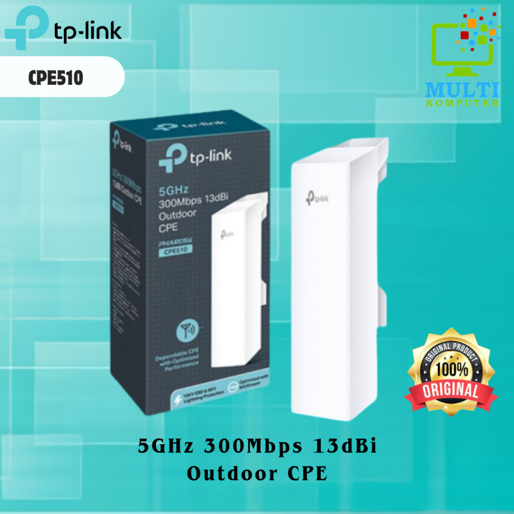 Jual TP-LINK CPE510 5GHz 300Mbps 13dBi Outdoor - TP LINK CPE 510 ...