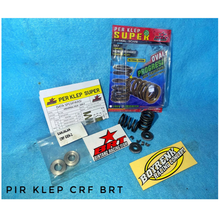 Jual PIR PER KLEP SUPER BRT GEN 2 PROGRESIF CRF 150 KLX 150 + GANJELAN - BRC OLSHOP | Shopee ...