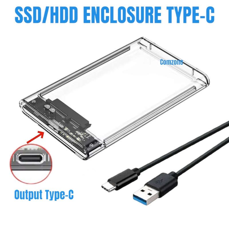 Jual T2T Casing SSD To USB External Enclosure SATA M.2 NGFF NVME USB Type C - M.2 Enclosure RBU ...