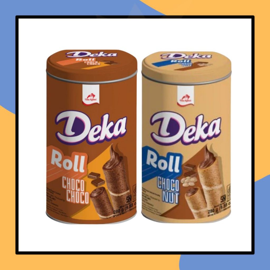 Jual Deka Wafer Roll Choco Nut 280gr Wafers Rasa Coklat Kacang Kemasan ...