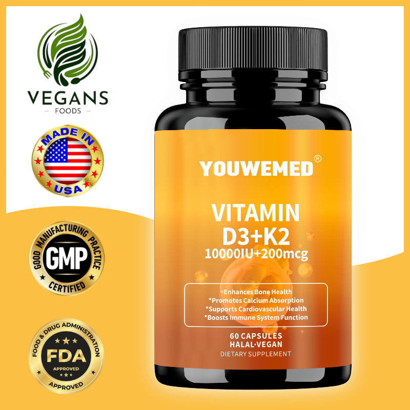 Jual Vitamin D3 + K2 10,000 IU, Suplemen untuk Kesehatan Tulang dan ...