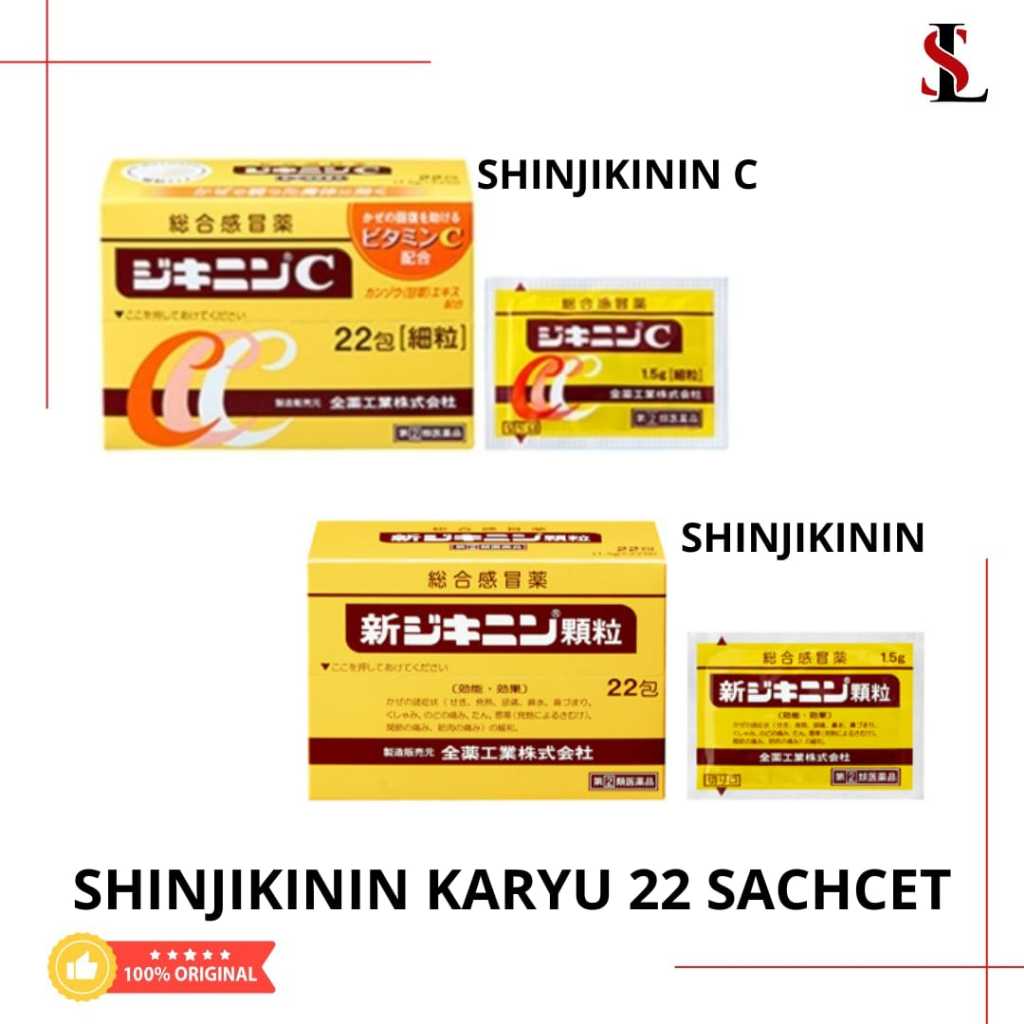 Jual Shin Jikinin Karyu Isi 22 / Shinjikinin Karyu / Obat Flu Batuk ...