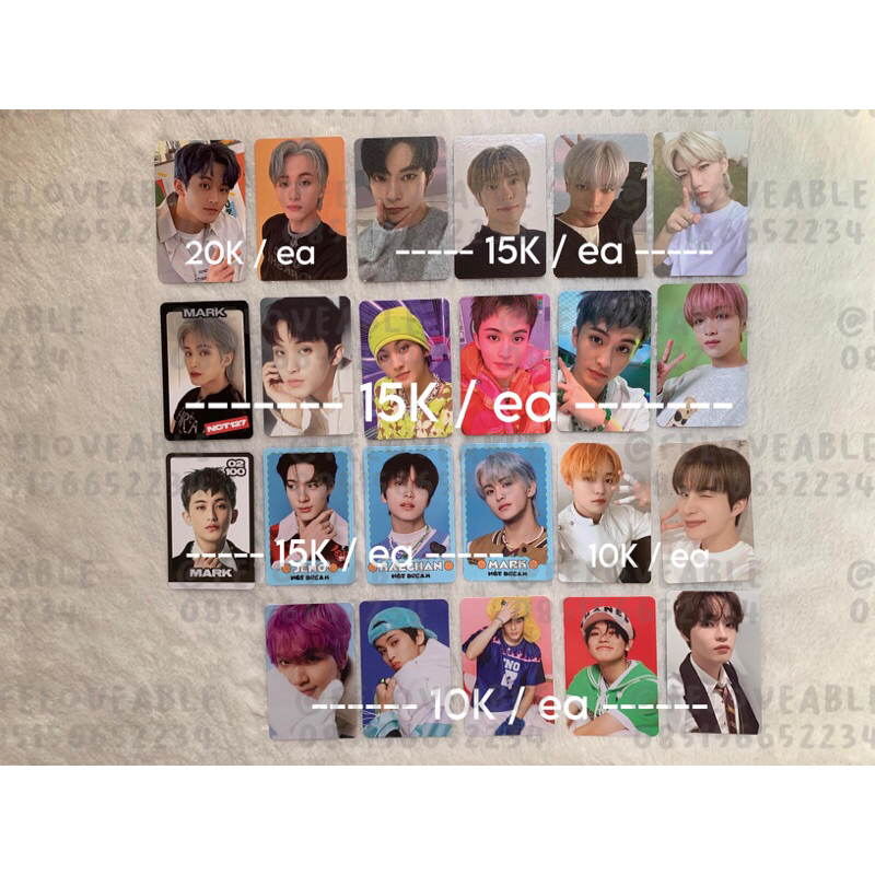 Jual [BACA DESK] WTS PHOTOCARD PC NCT HAECHAN MARK JENO JAEHYUN TAEYONG DOYOUNG JUNGWOO CHENLE ...