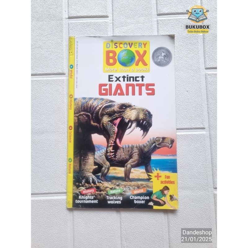 Jual Discovery Box - Extinct Giants _ BAHASA INGGRIS - Buku Pengetahuan ...