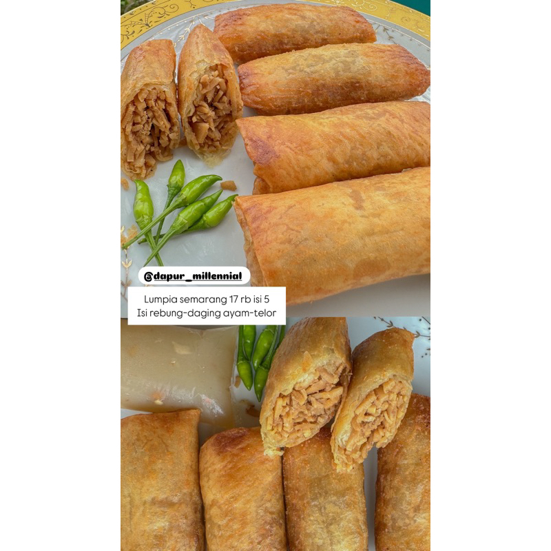 Jual LUMPIA ORI SEMARANG ISI 5 FROZEN | Shopee Indonesia