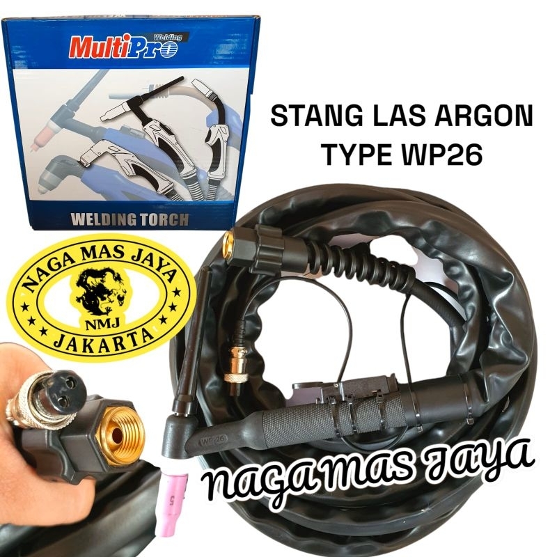 Jual MULTIPRO STANG LAS ARGON WP26 WP 26 / TIG TORCH STANG LAS ARGON WP ...