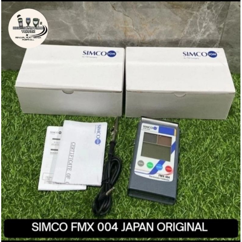 Jual FMX-004 simco fmx004 Electrostatic Field Meter name plat Made in JAPAN | Shopee Indonesia