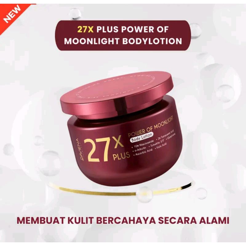 Jual DAVIENA NEW FORMULA BODY LOTION | 27x Plus power of Moonlight body ...