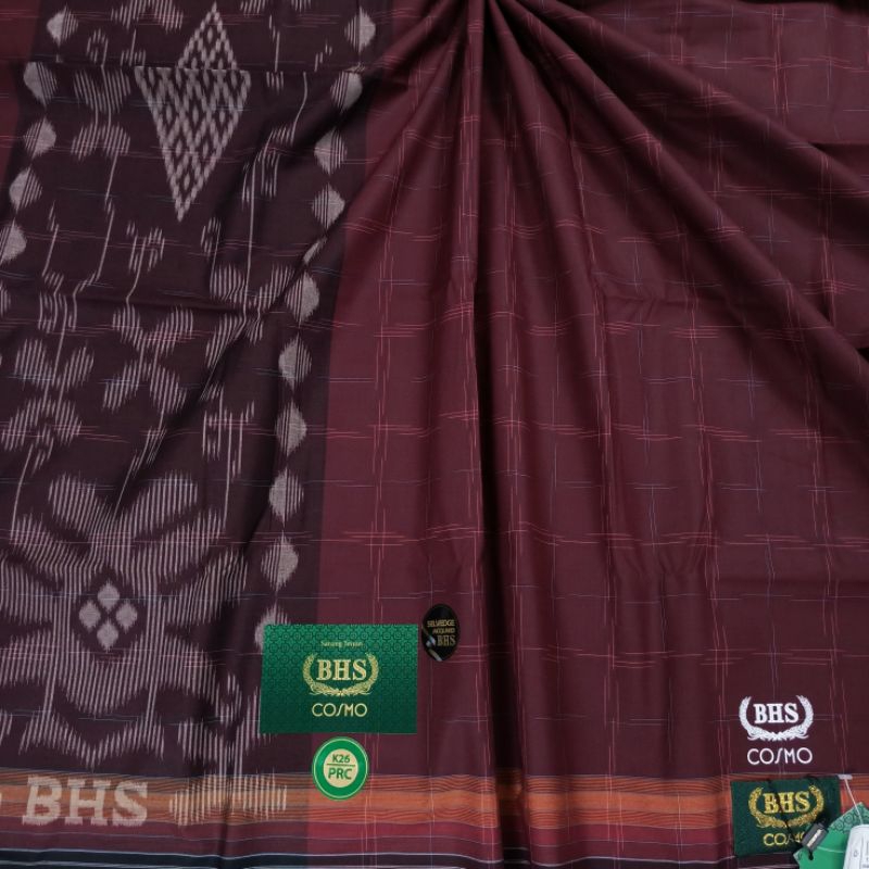 Jual SARUNG BHS COSMO GOLD K26 PRC 5 MERAH HATI SELVEDGE JACQUARD ...