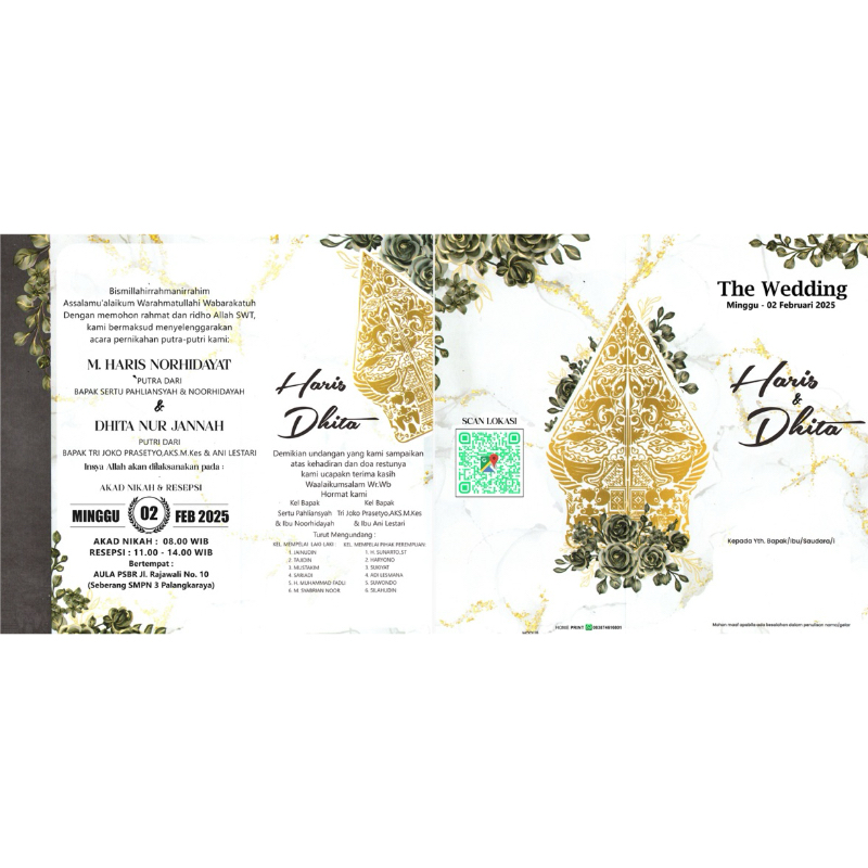 Jual Undangan pernikahan tema wayang | Shopee Indonesia