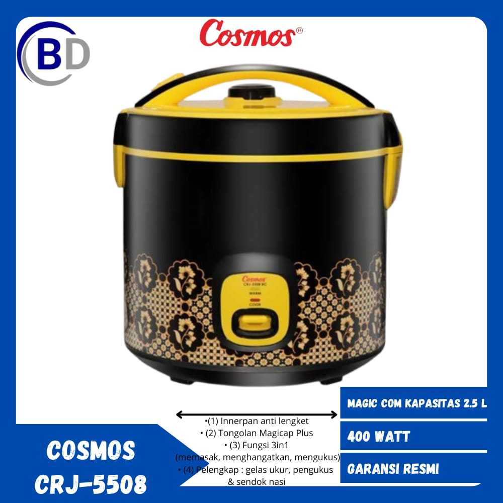 Jual Cosmos Rice Cooker Jumbo CRJ 5508 BC 2,5 Liter | Shopee Indonesia
